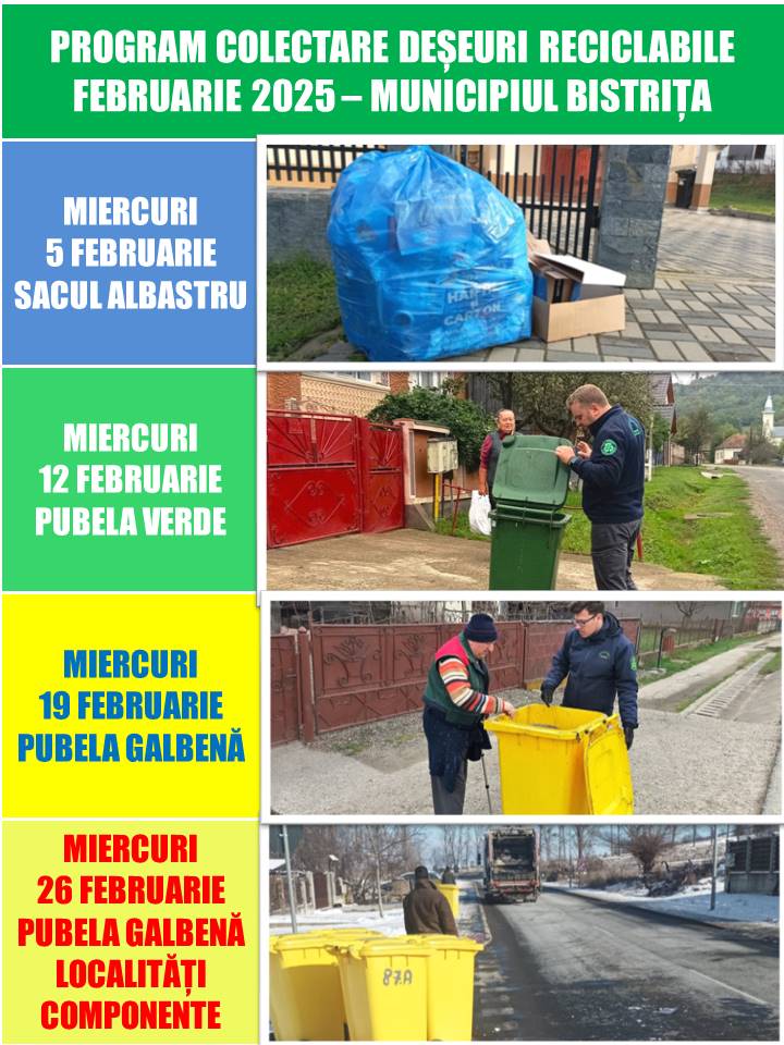 Programul de colectare a deșeurilor reciclabile pentru municipiul ...